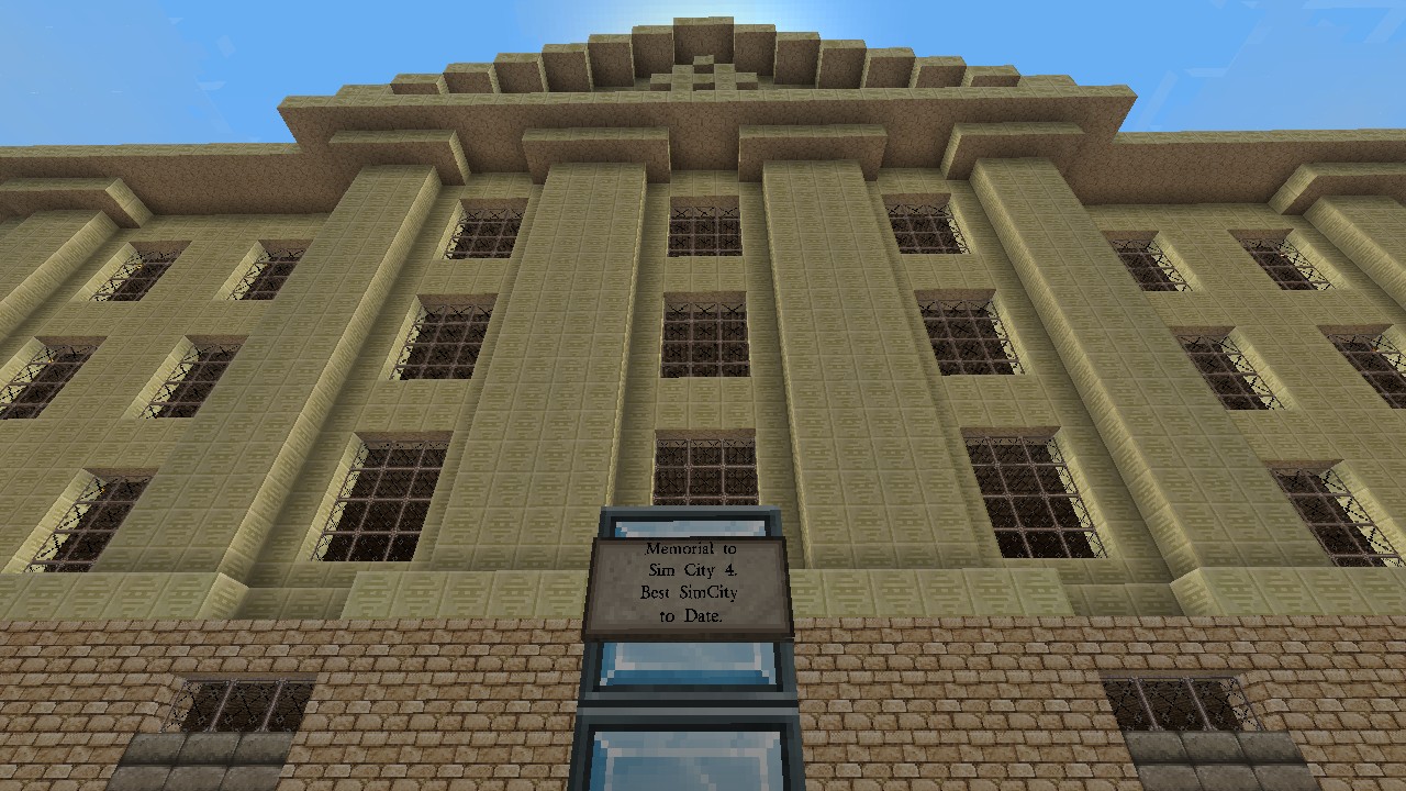 Sim City 4 City Hall Minecraft Project