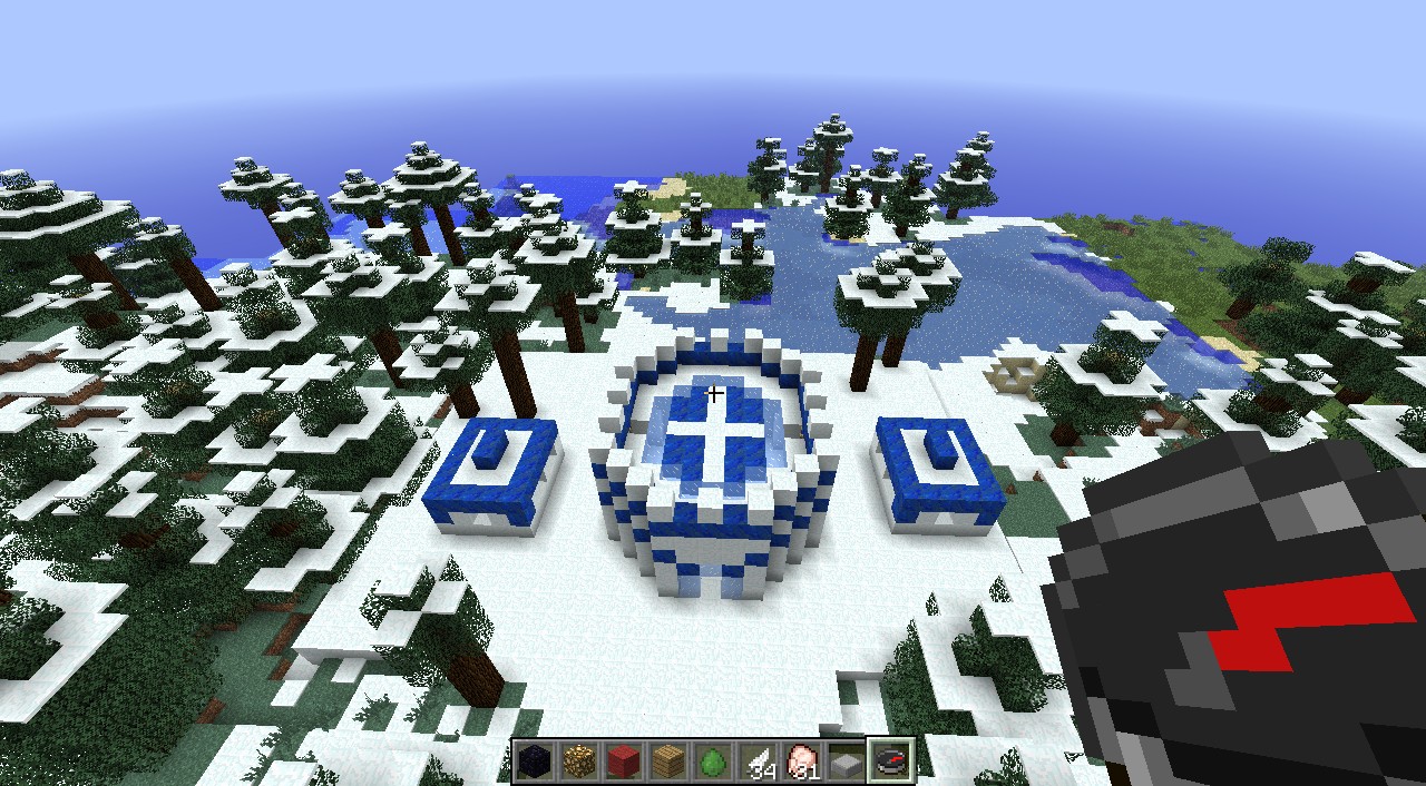 Buildings for the Avatar Server Minecraft Map