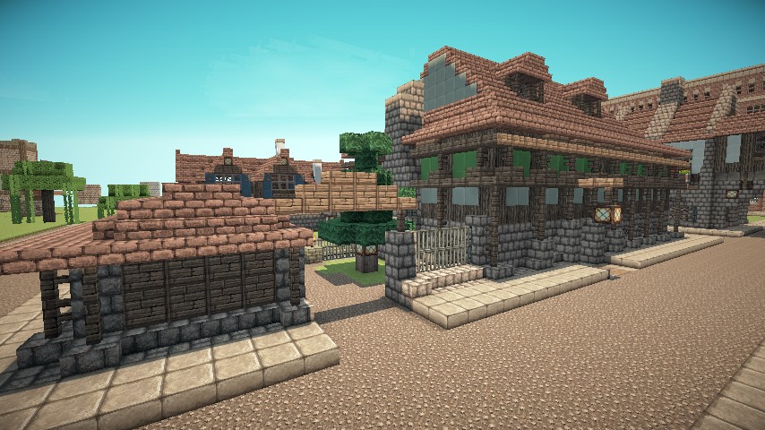 Discworld - Random shops and Taverns: Anhk-Morpork Minecraft Map