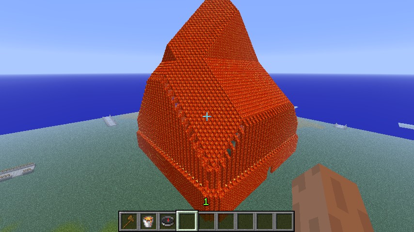 Water/Lava Base actually using water or lava as the material its made ...