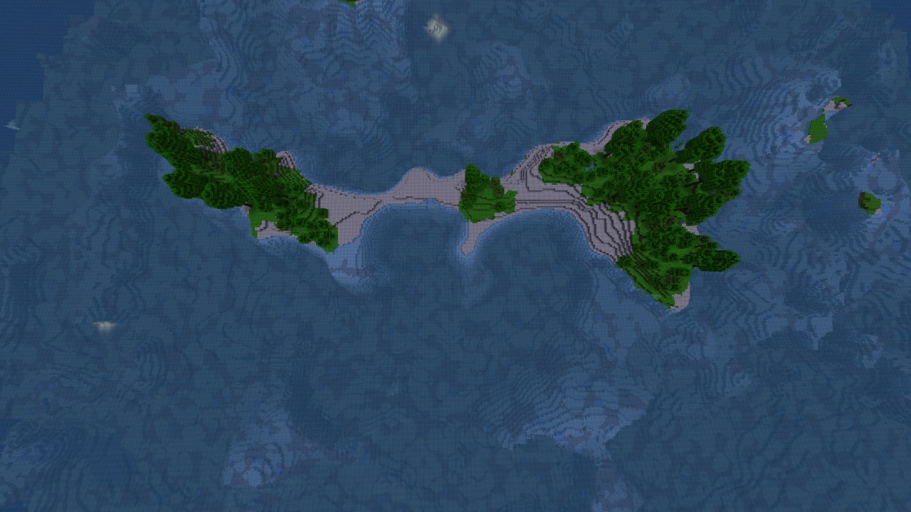 [Naturally created] Beautiful island [-6772738824415603319] Minecraft Map