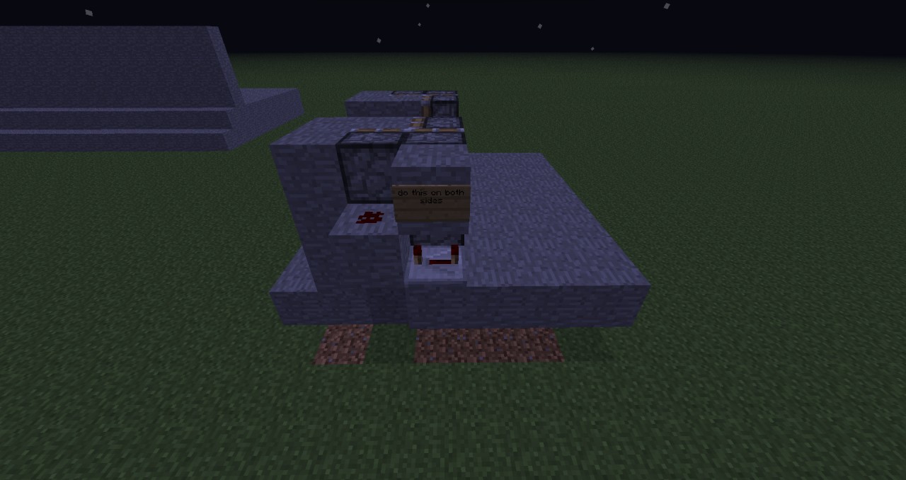 2x2 piston door Minecraft Map