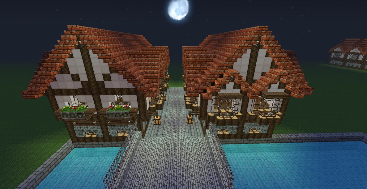 Medieval Modular Street Housing Minecraft Map