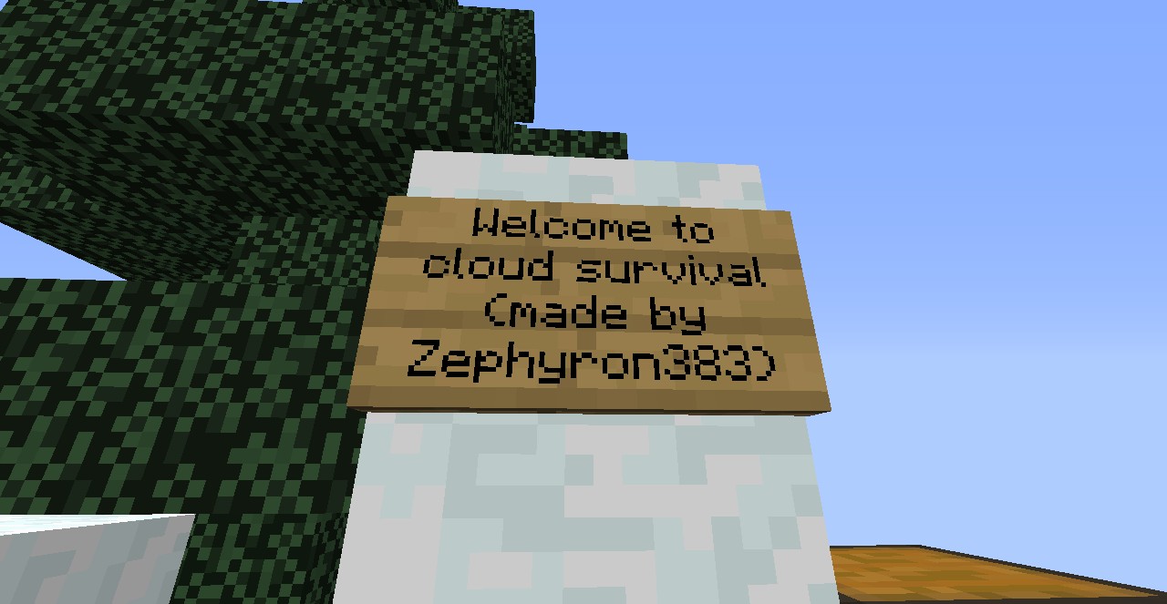 Cloud Survival Minecraft Map