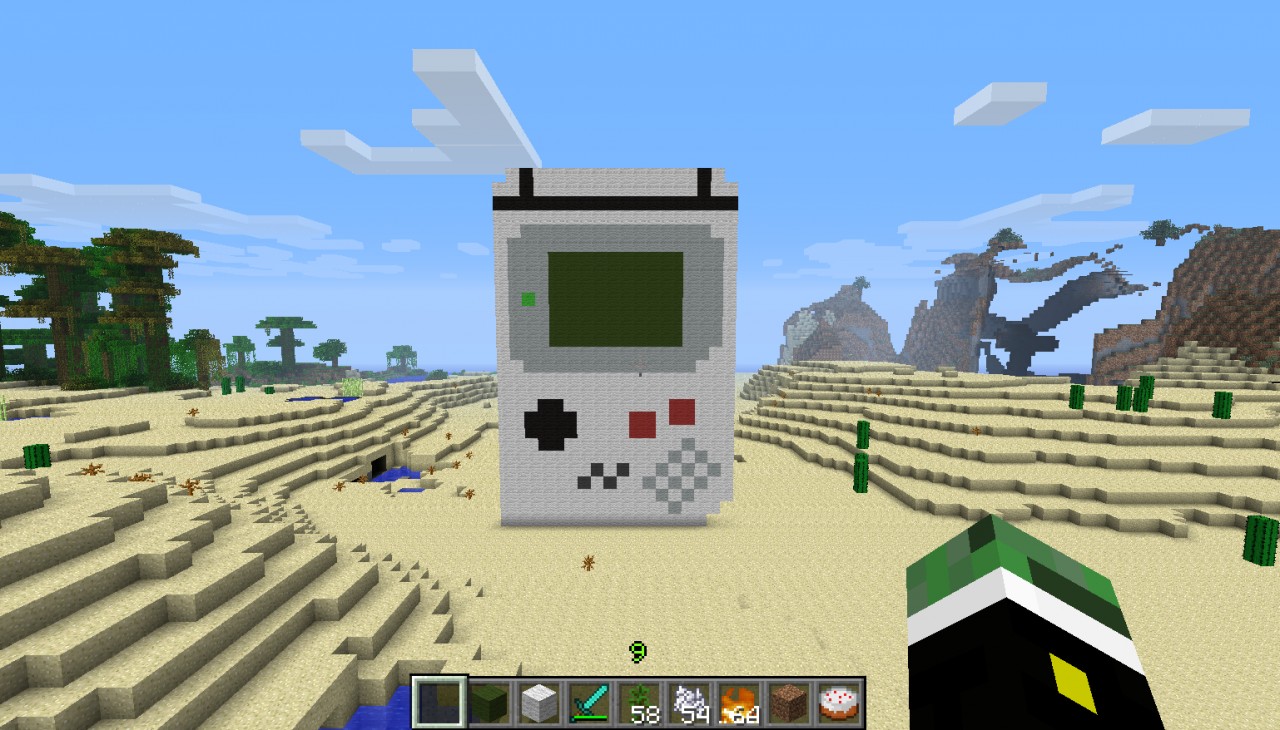 Gameboy (My first 3D art) Minecraft Map
