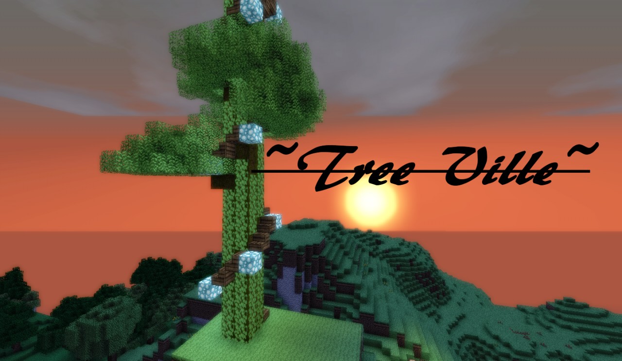 ~Tree Ville~ *The Village by the tree* Minecraft Map