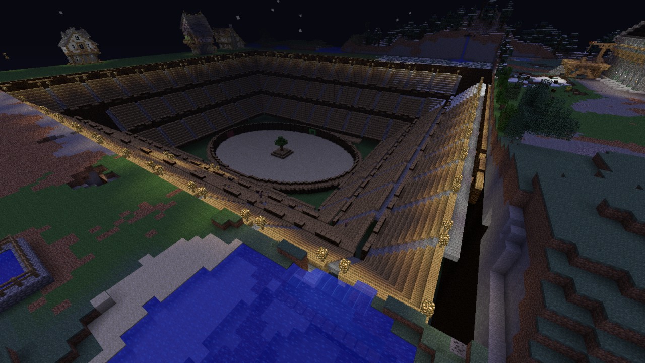 Wood Stadium Minecraft Map