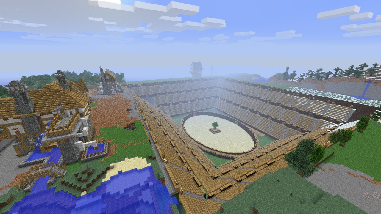 Wood Stadium Minecraft Map