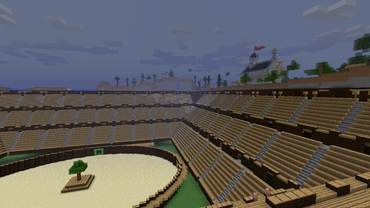 Wood Stadium Minecraft Map