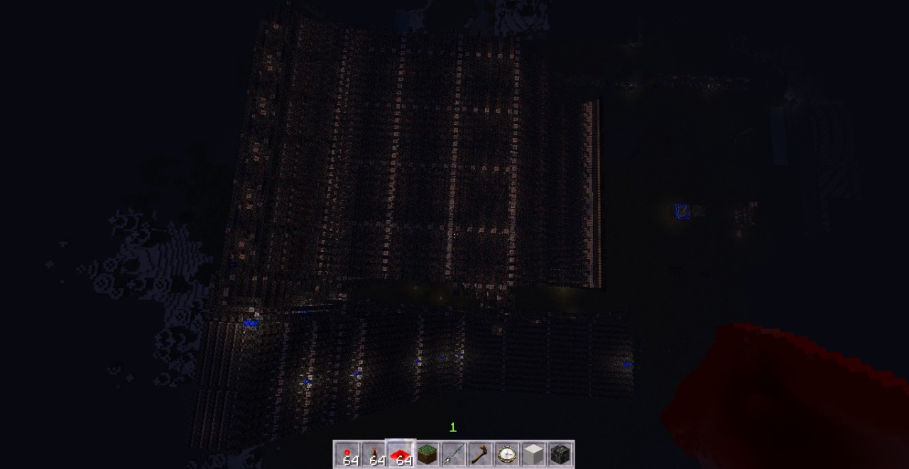 Minecraft computer with a display Minecraft Map