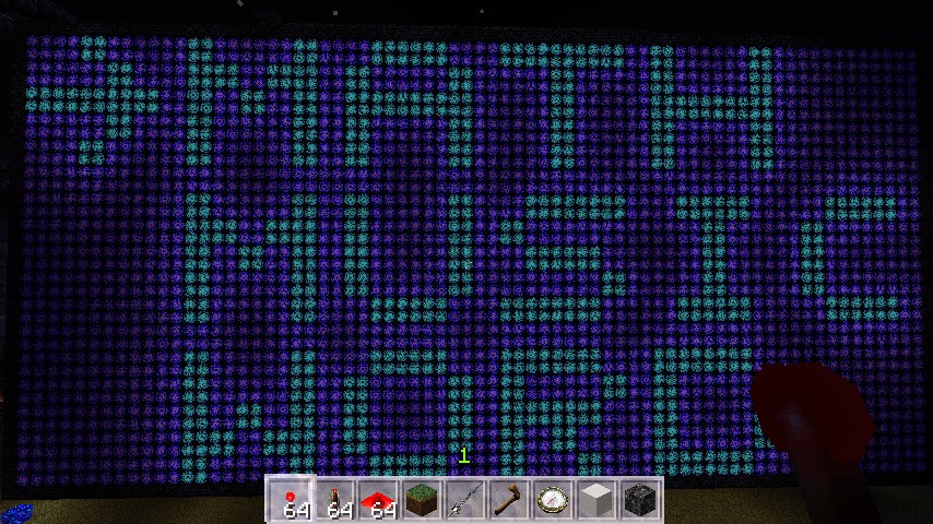 Minecraft computer with a display Minecraft Map