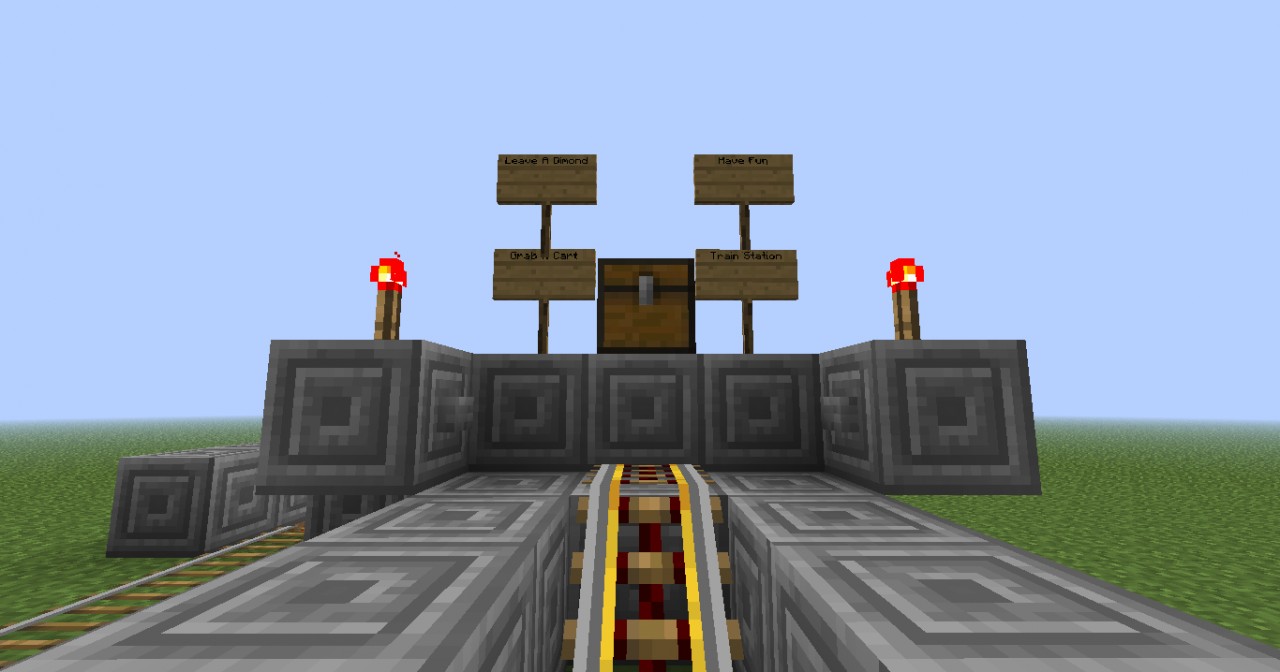 Roller Coster Minecraft Map