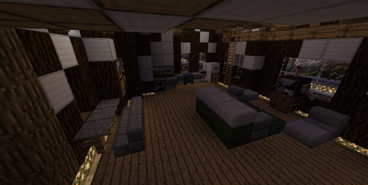 Library House Minecraft Map