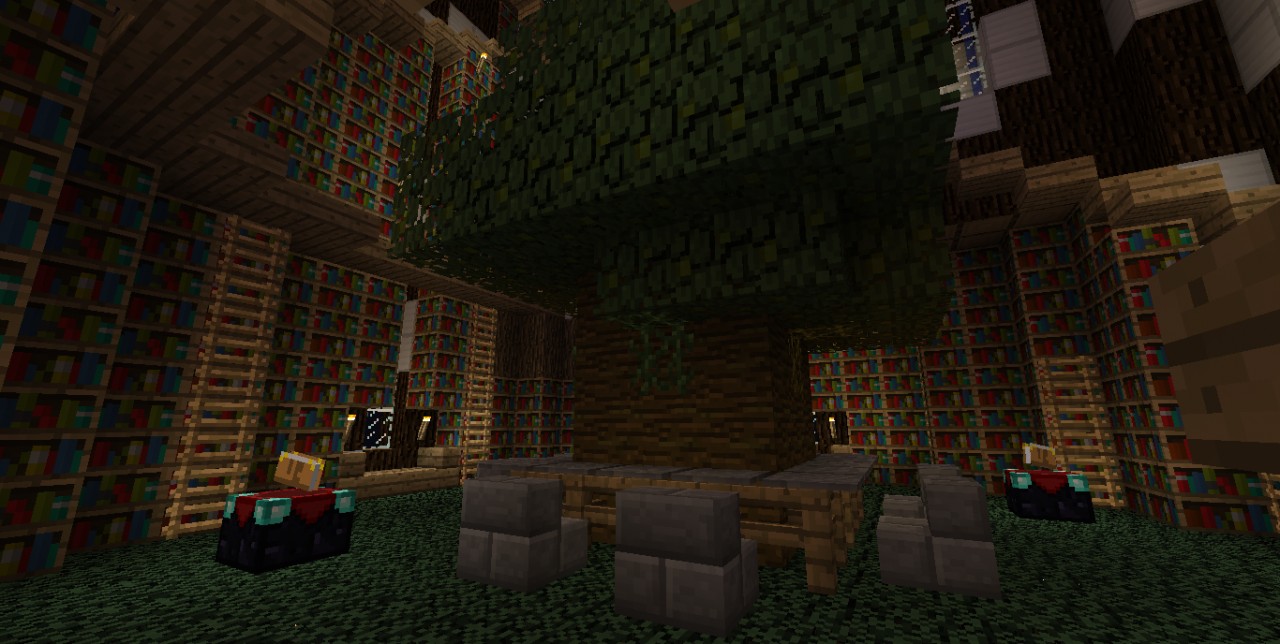 Library House Minecraft Map