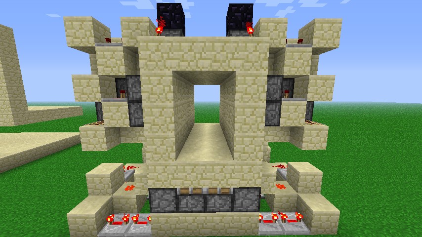 Minecraft Hidden Seamless Flush 3x2 door ! Minecraft Map