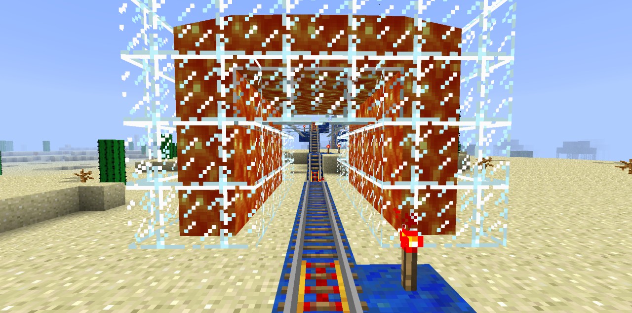 My First Roller Coaster Minecraft Map