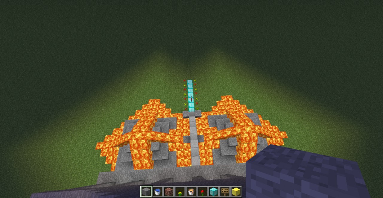 The temple of lava Minecraft Map