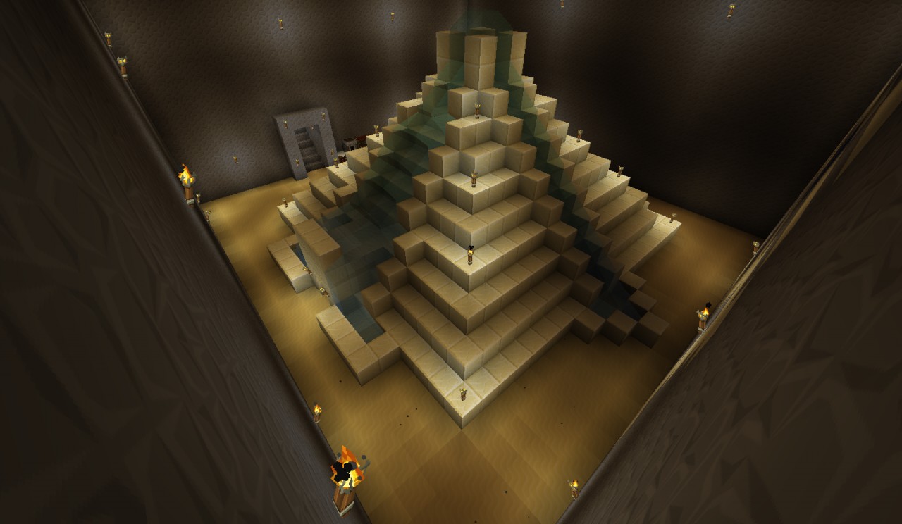 Underground Pyramid Minecraft Map