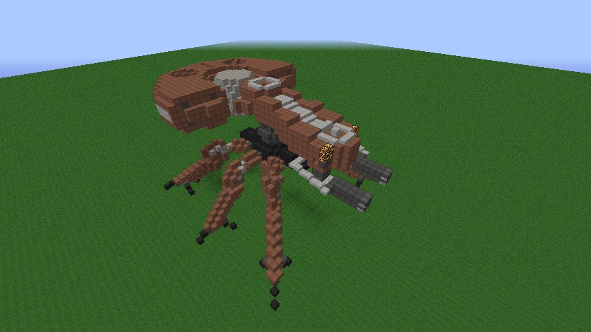 Ghost in the shell Spider tank Minecraft Map