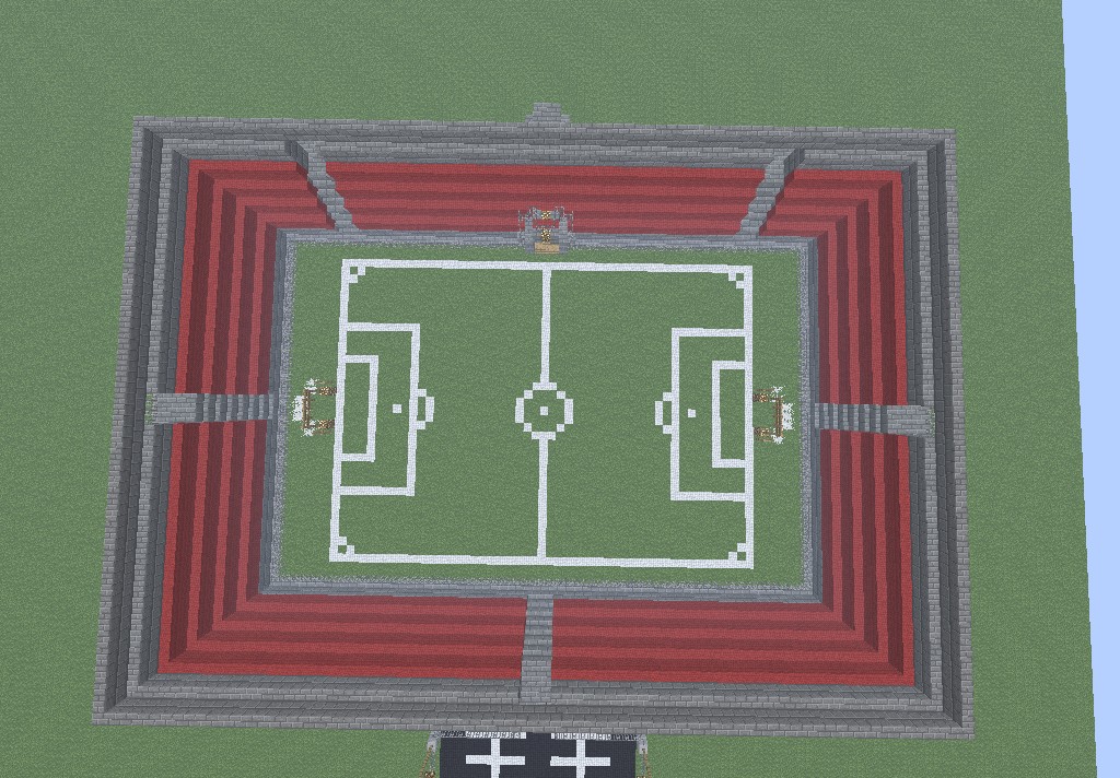 Football arena Minecraft Map