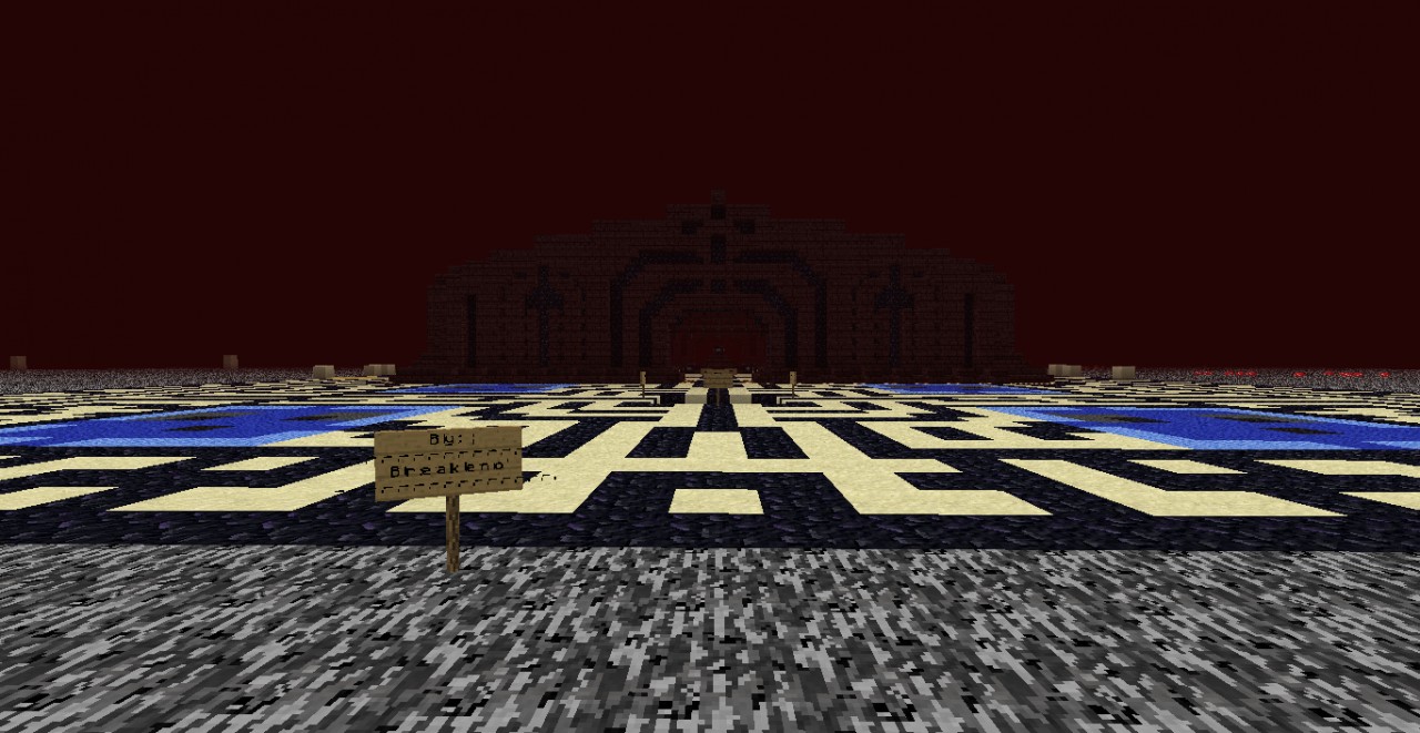 Breakeno's Nether Minecart Hub/Station Minecraft Map