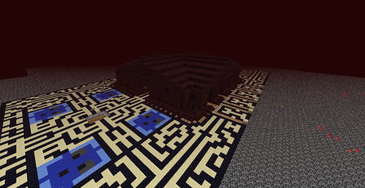 Breakeno's Nether Minecart Hub/Station Minecraft Map