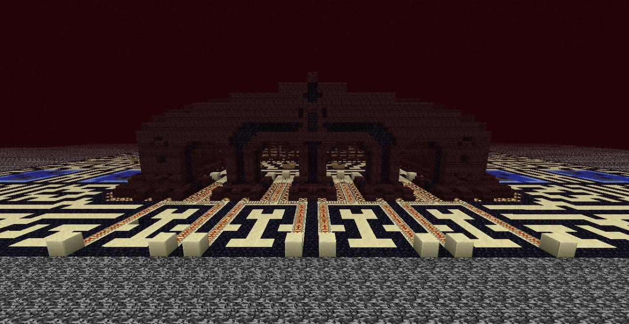 Breakeno's Nether Minecart Hub/Station Minecraft Map