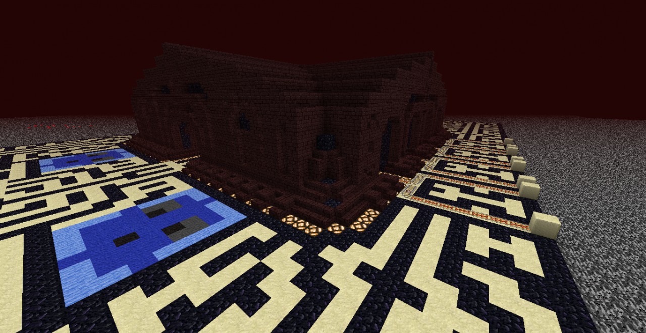 Breakeno's Nether Minecart Hub/Station Minecraft Map