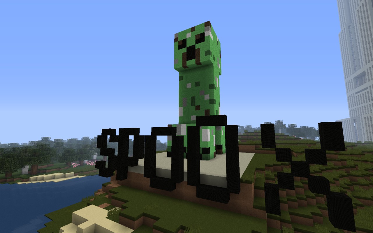 Minecraft Creep statue Minecraft Map