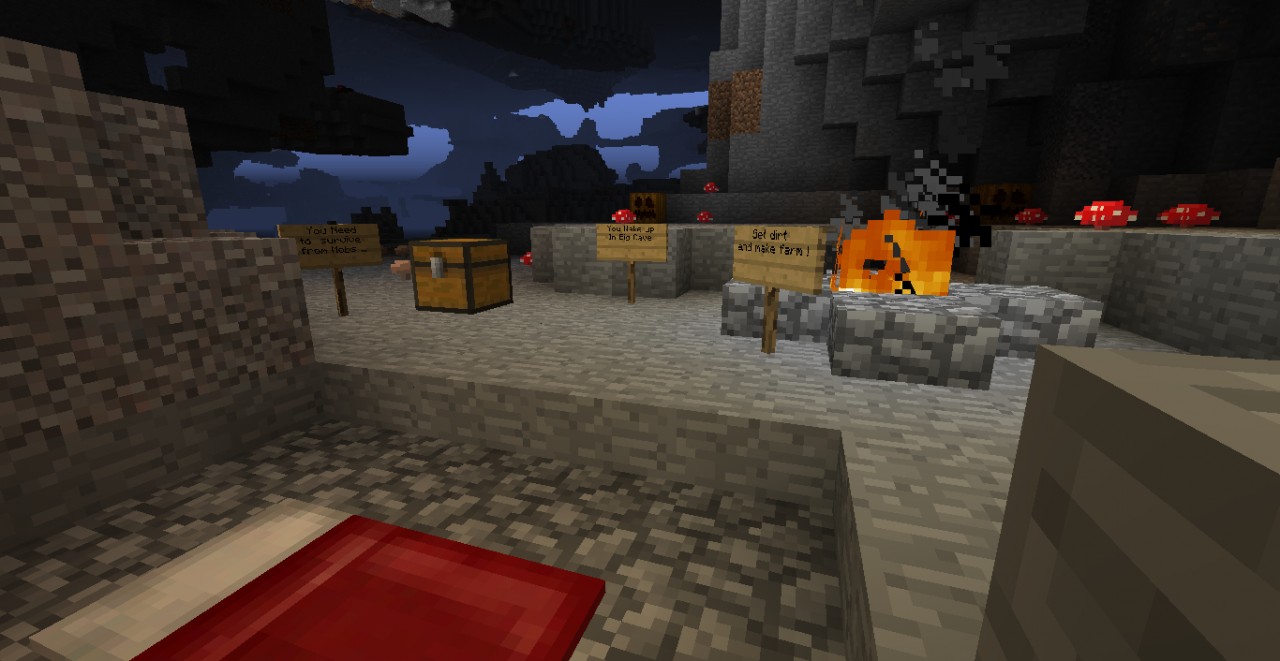 *The Biggest Cave IN Minecraft* Minecraft Map