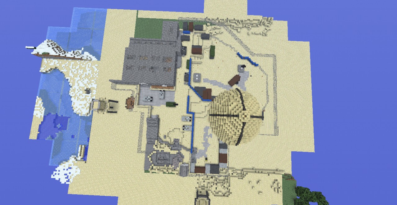 DOME MAP SAVE!!! OPEN 4 IMAGE Minecraft Map