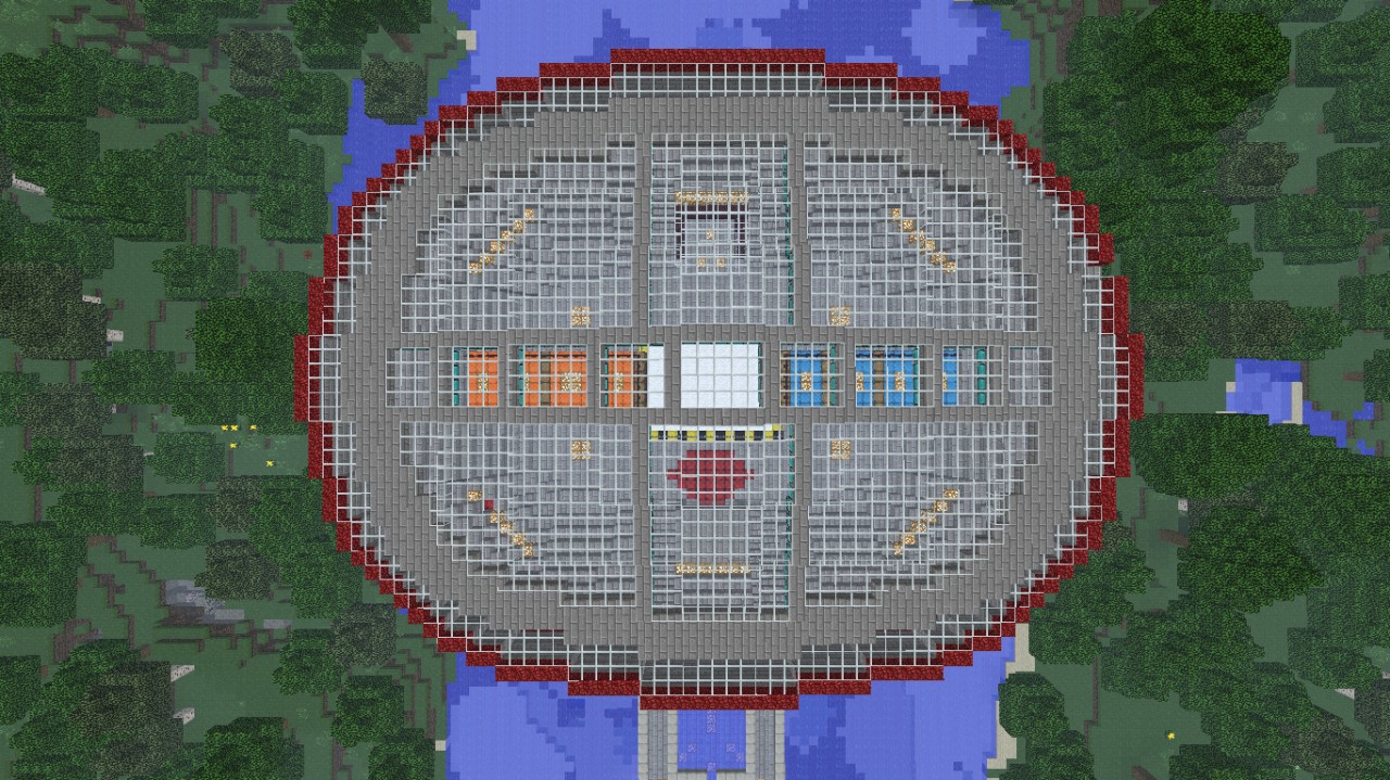 Medium Sized Spleef Arena Minecraft Map
