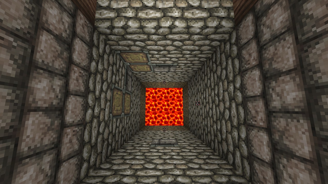 Minecraft 3x3 piston floor trap Minecraft Map