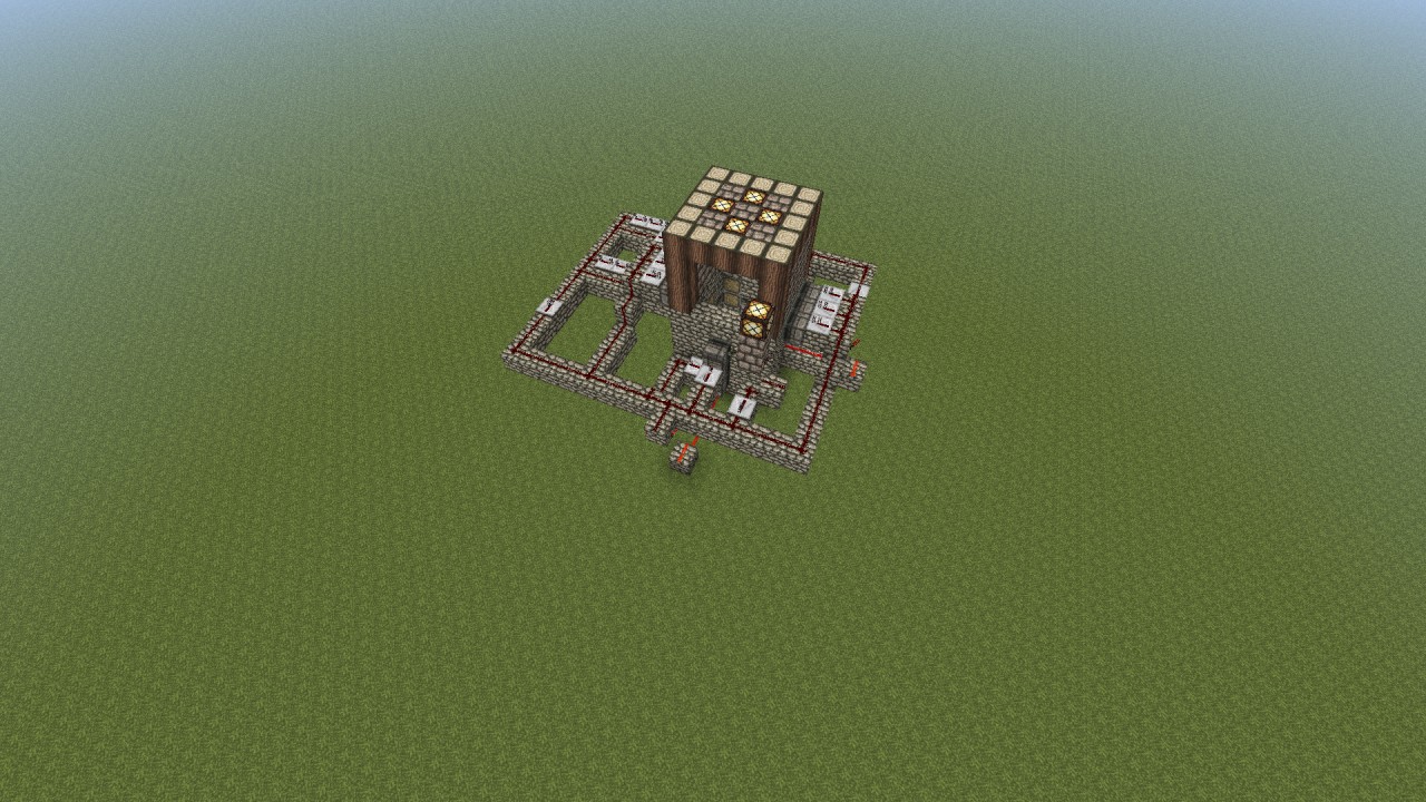 Minecraft 3x3 piston floor trap Minecraft Map