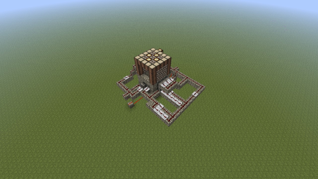 Minecraft 3x3 piston floor trap Minecraft Map