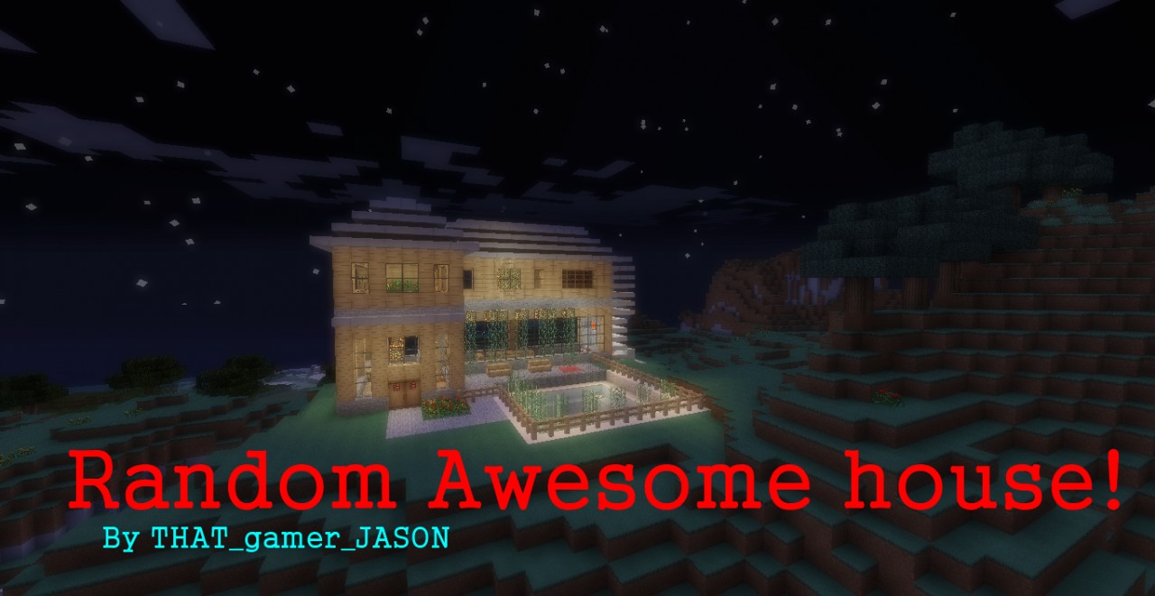 Random awesome house! Minecraft Map