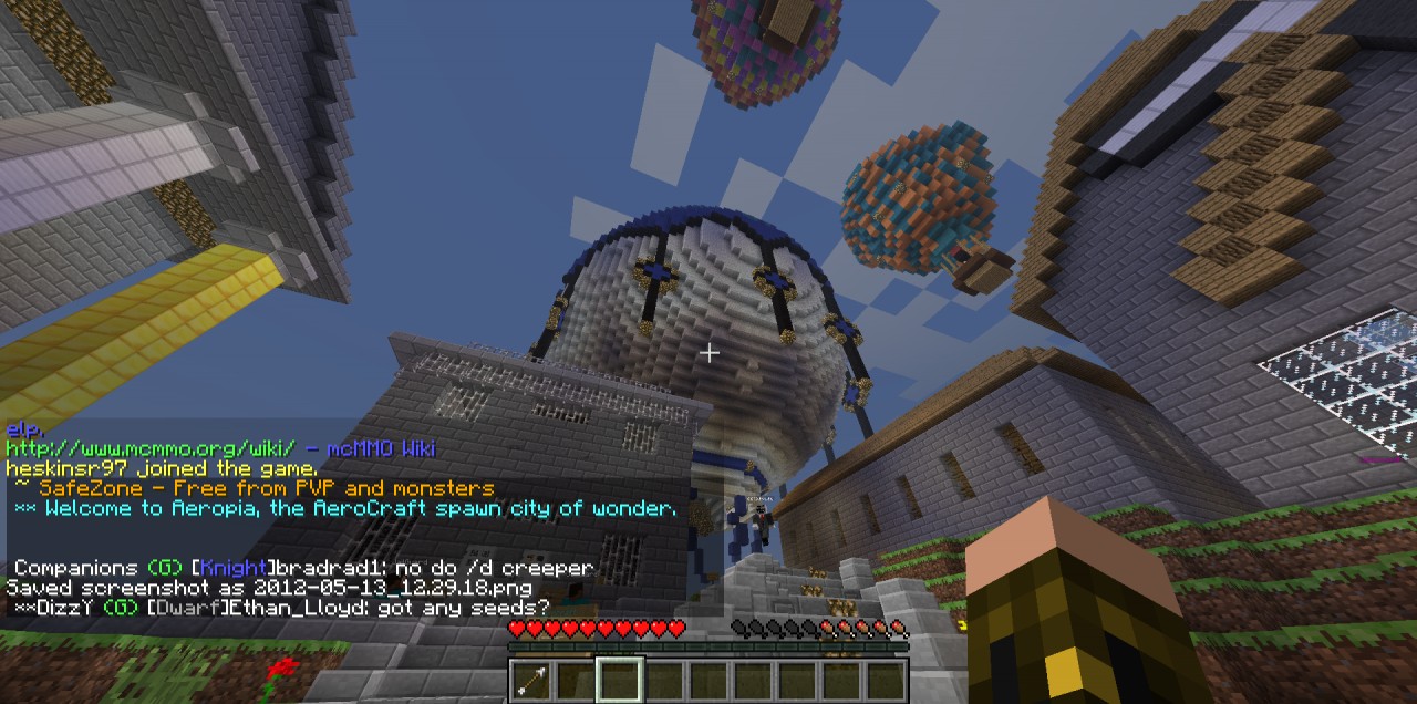 AERO Craft Server map download! Minecraft Map