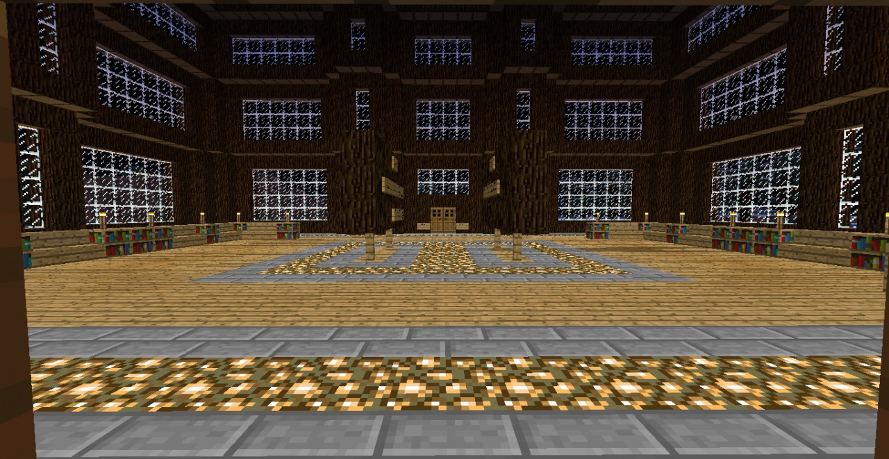 Wooden Server Spawn Building Minecraft Map