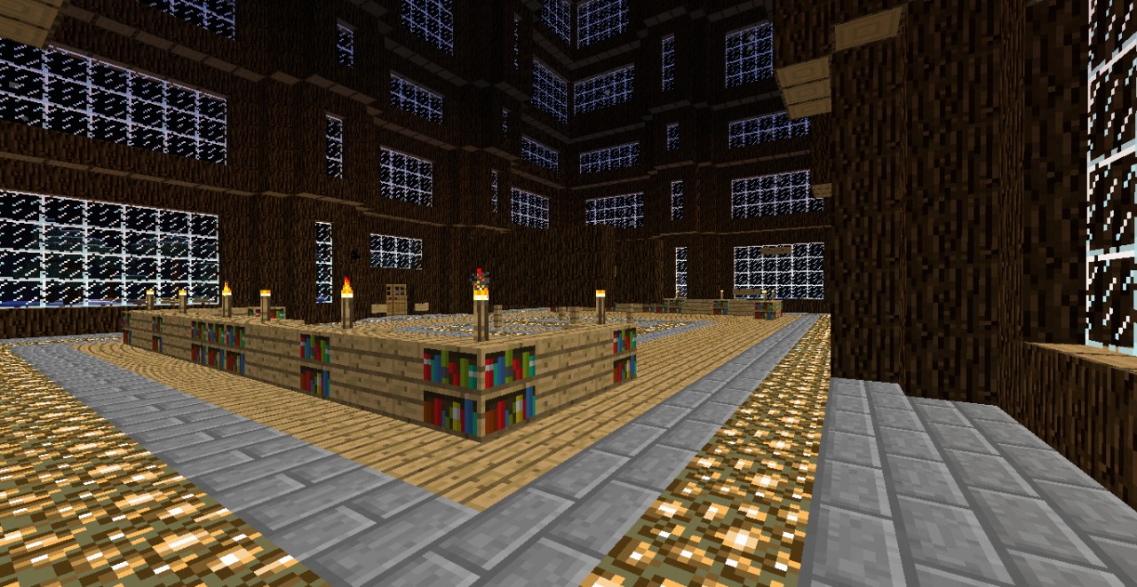 Wooden Server Spawn Building Minecraft Map