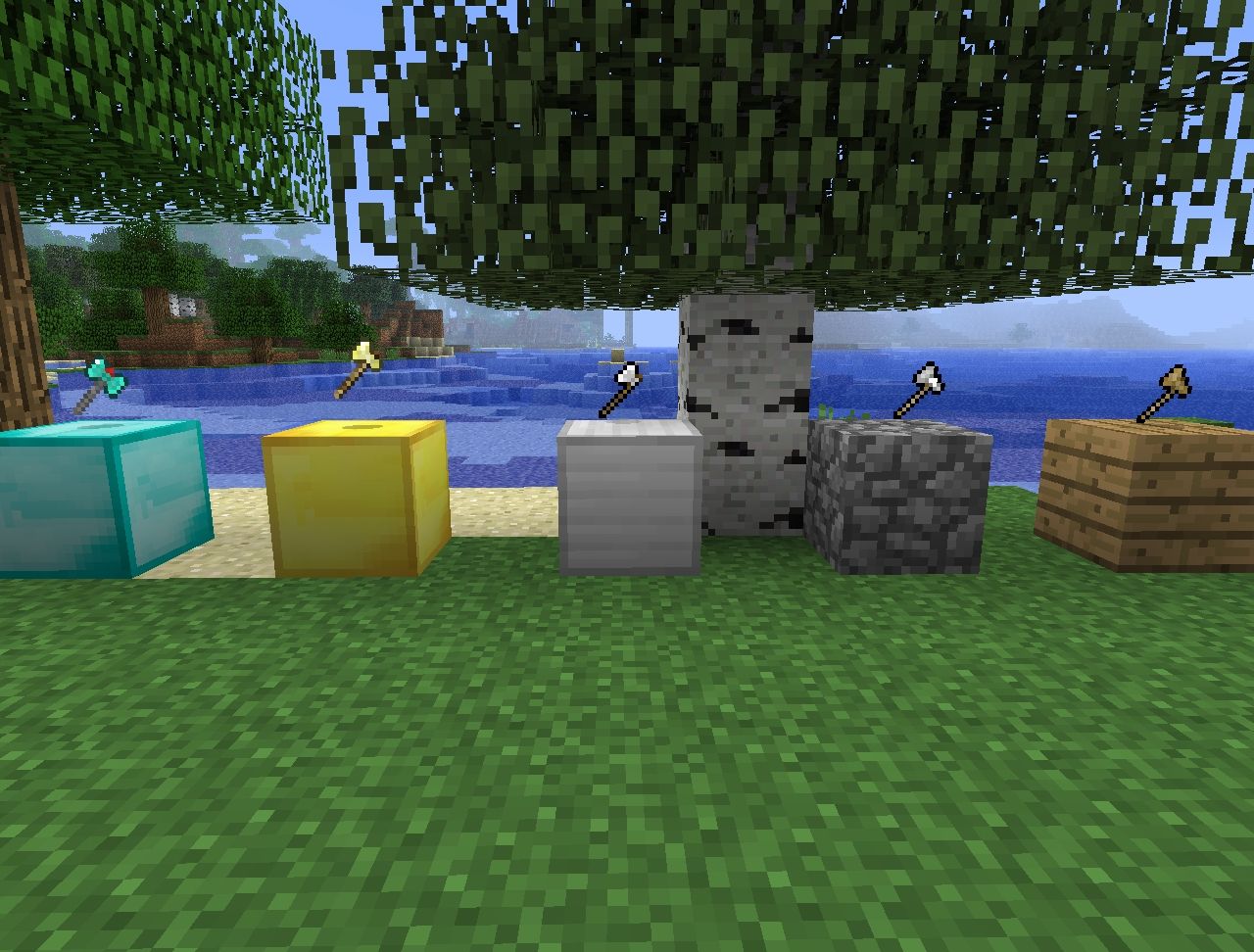 Better axes Minecraft Texture Pack