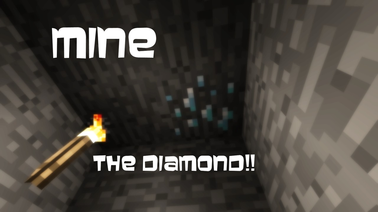 Mine the diamond!! Minecraft Map