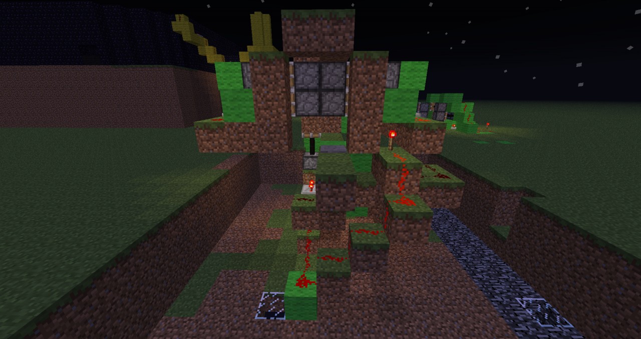 invisible 3x2 door skeleton version Minecraft Map