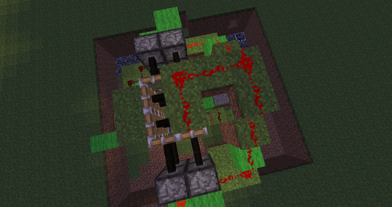 invisible 3x2 door skeleton version Minecraft Map