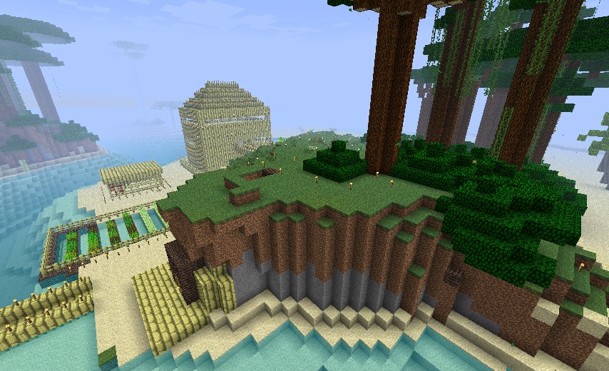 Tropical House Minecraft Map