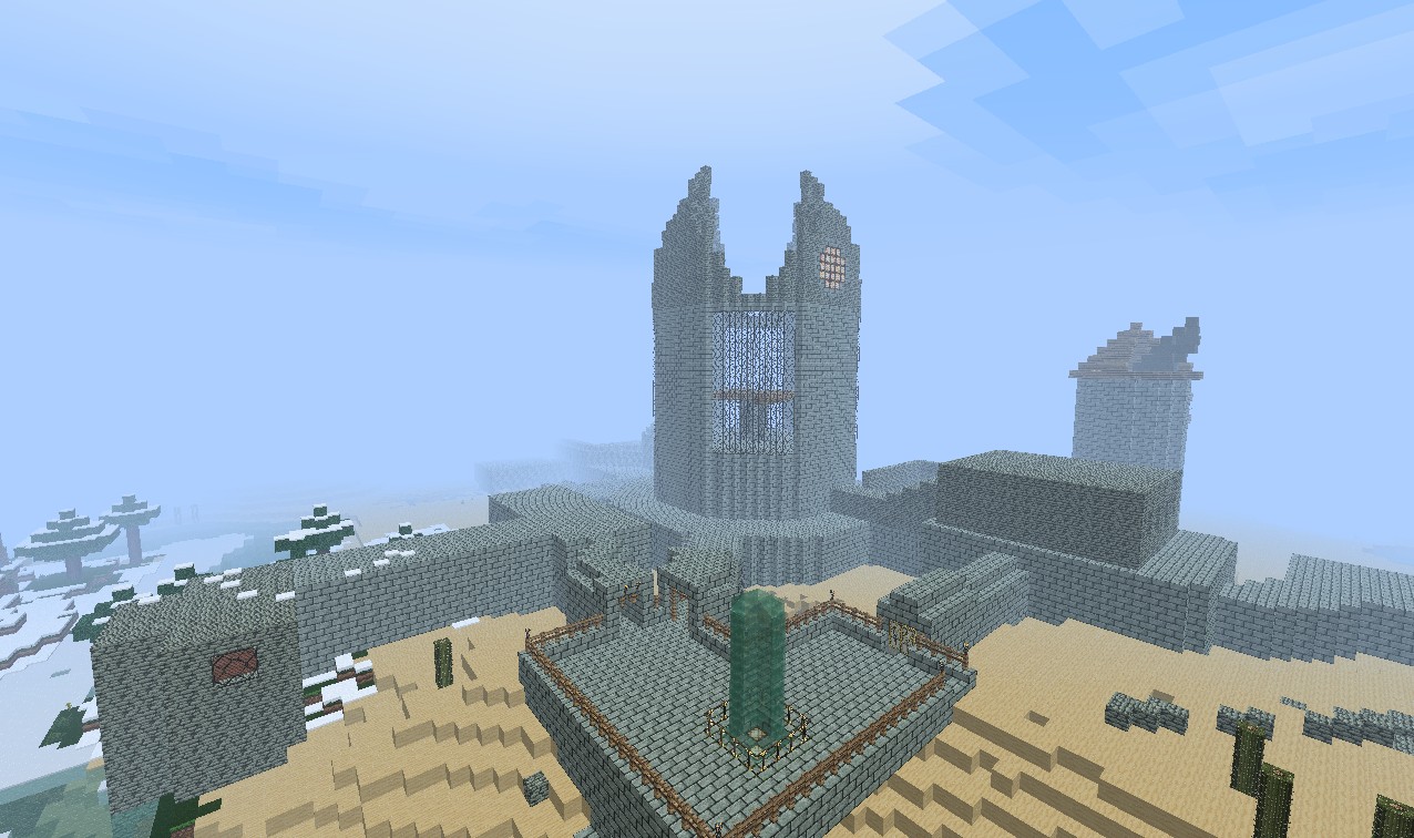 Giant Castle/Stronghold Minecraft Map
