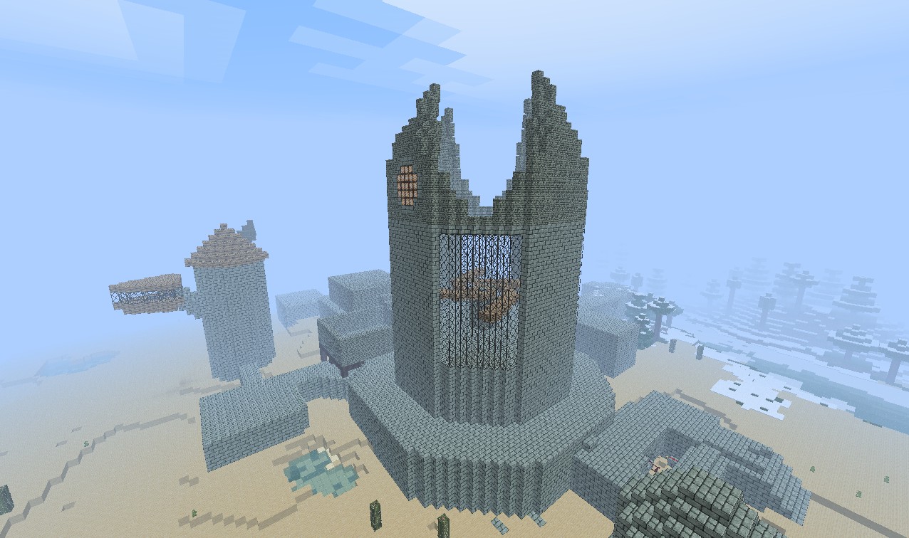 Giant Castle/Stronghold Minecraft Map