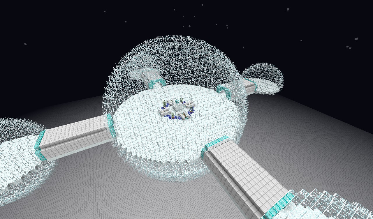 Space Dome spawn Minecraft Map