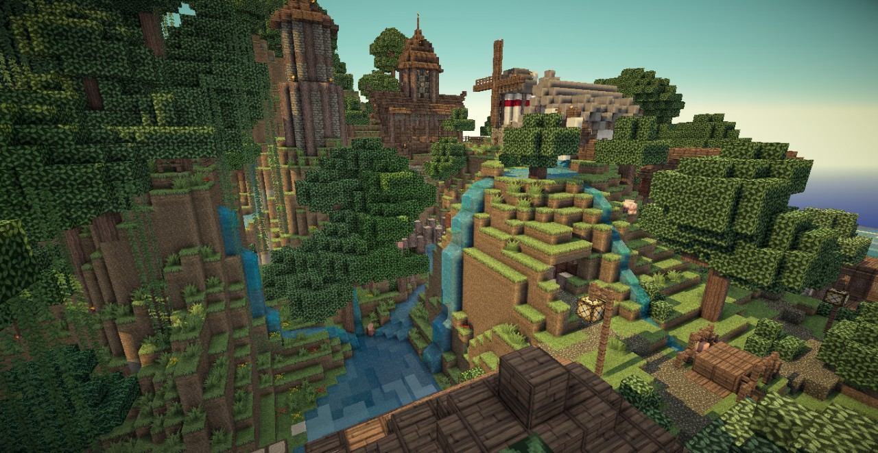 The lonely village Minecraft Map