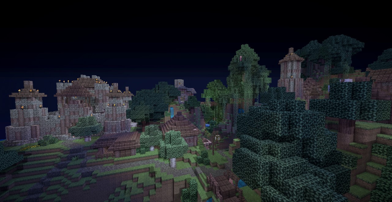 The lonely village Minecraft Map