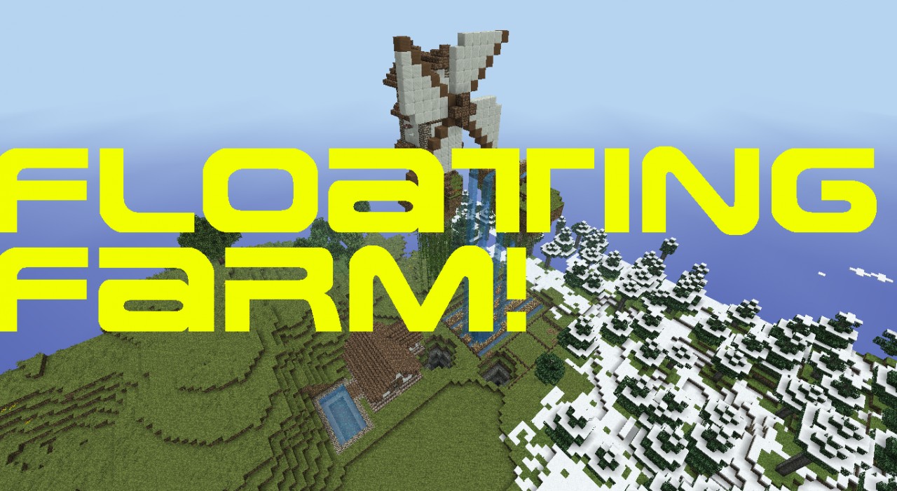 Floating Farm! 20th subscriber special! Minecraft Map